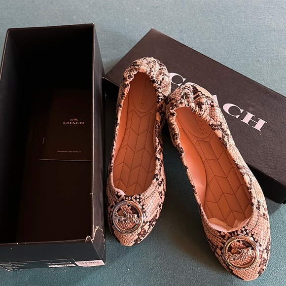 Coach | Shoes | Coach Bailey Petite Ballet 75b Natural Shoe | Poshmark